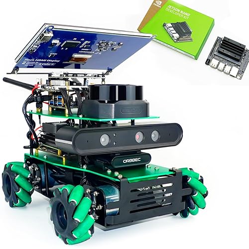 Yahboom Robot Operating System ROS2 Robot for Jetson Nano and Raspberry Pi 5 LIDA AI Python ...