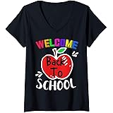 Amazon.com: Welcome Back To School Shirt Funny Teachers Students Gift T ...