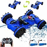 Amazon.com: Bislsmdnn Amphibious RC Car for Kids，2.4 GHz 4WD Waterproof ...