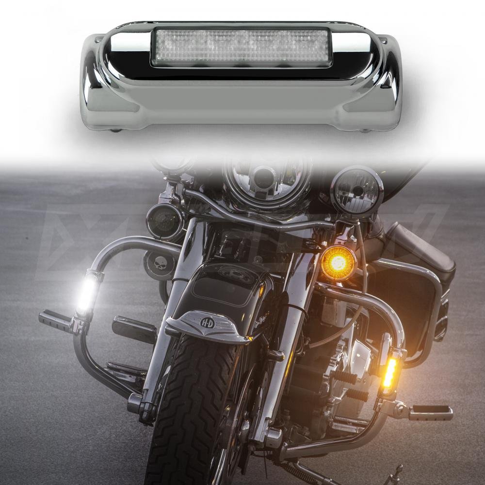 Mua Chrome Motorcycle Highway Bar Switchback Driving Lights DRL ...