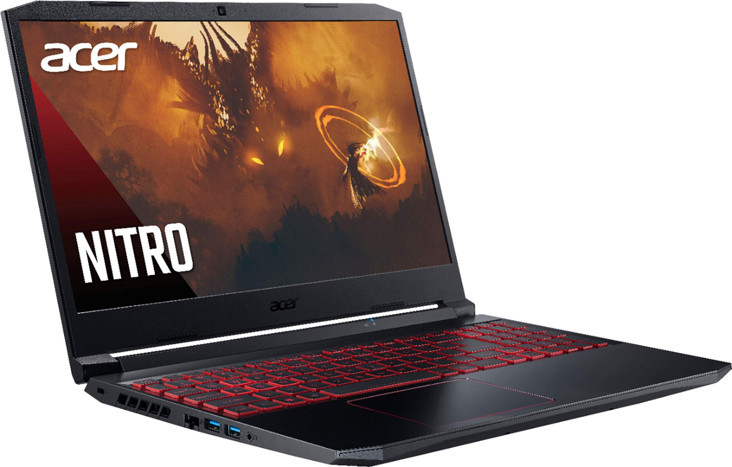 Acer Nitro 15.6inch IPS FHD Gaming Laptop, AMD 6-Core Ryzen 5-4600H ...