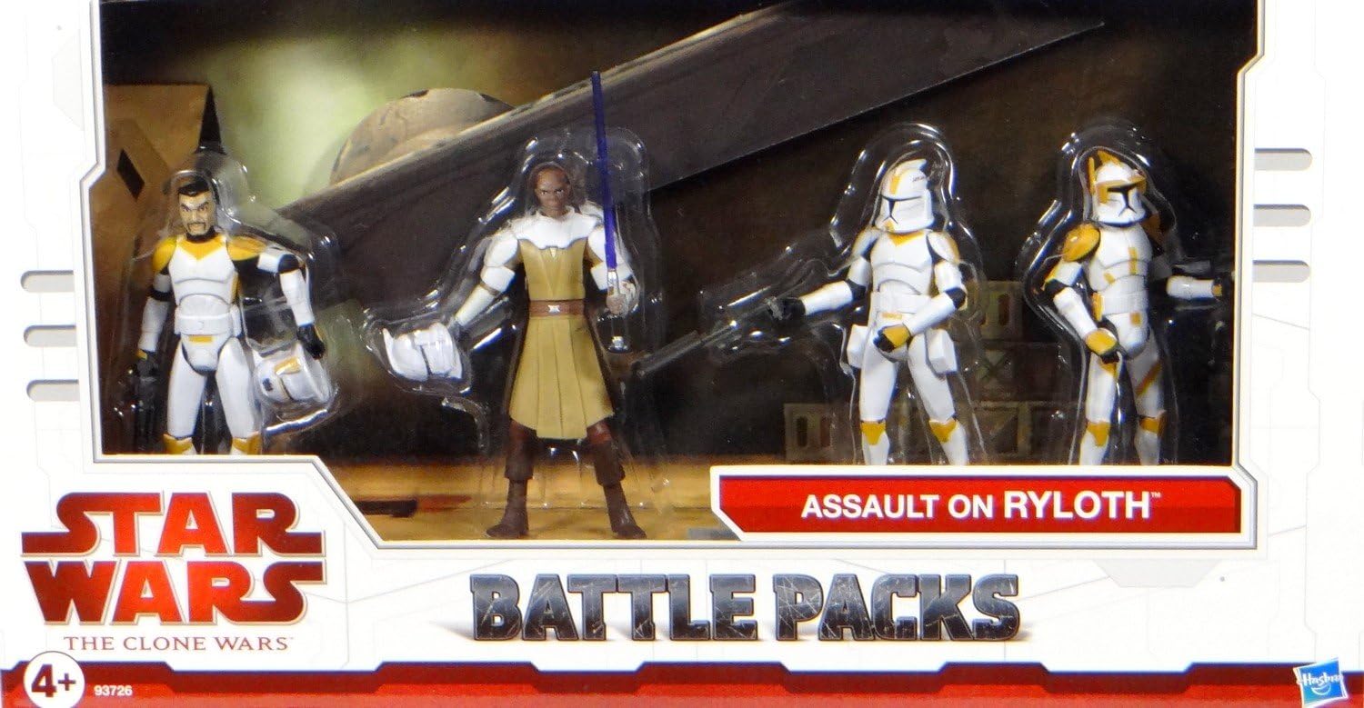 Star Wars Clone Wars Exclusive Assault On Ryloth Battle Pack: Amazon.co ...