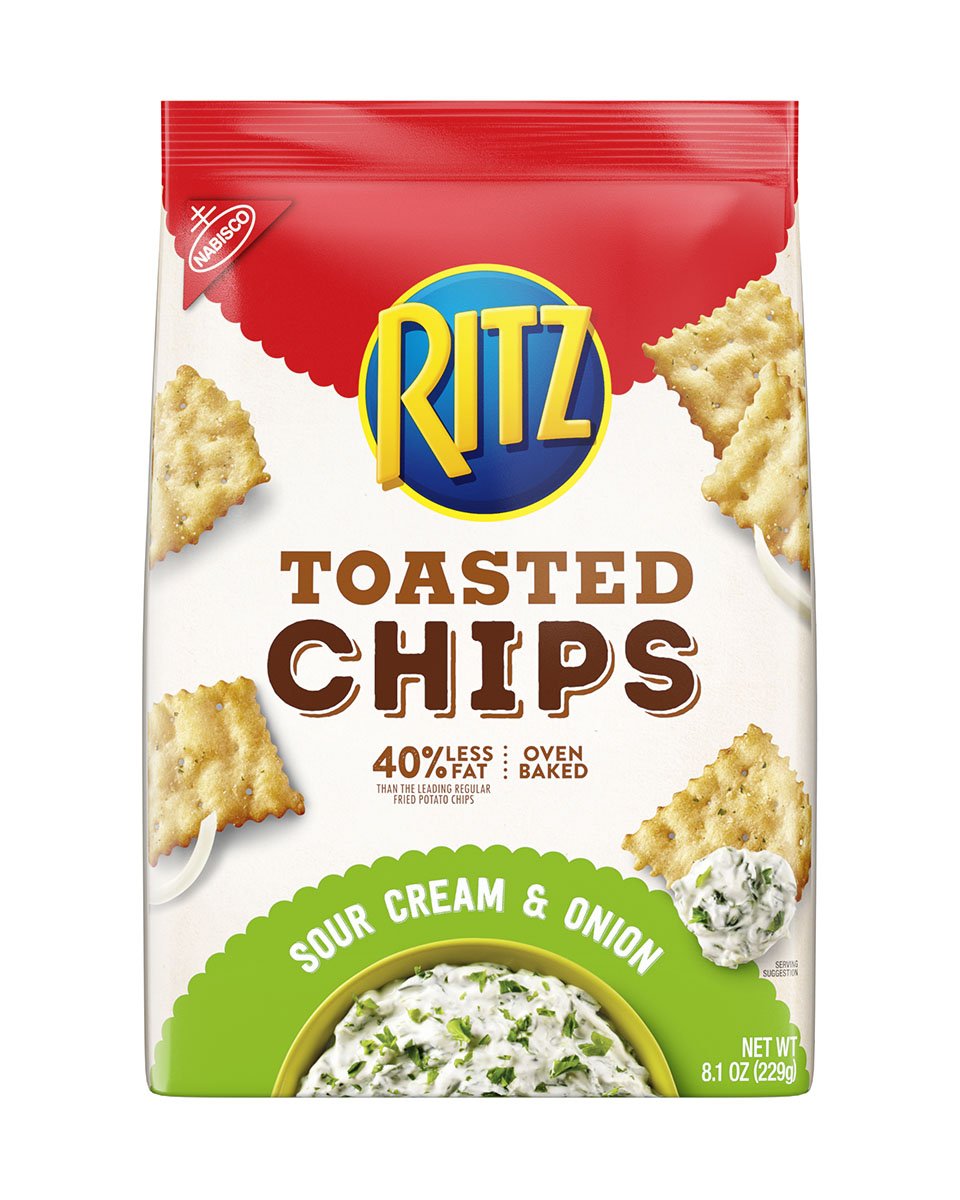 Amazon.com: Ritz Sour Cream & Onion Chips, 8.1-Ounce Bags (Pack of 4)