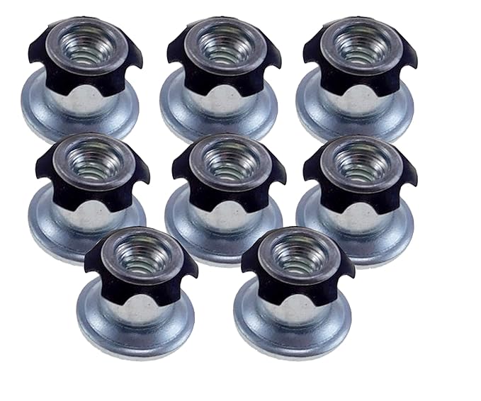 Metal Threaded Star Type Insert for 3/4 Round Tubing Insert 1/4-20 ...