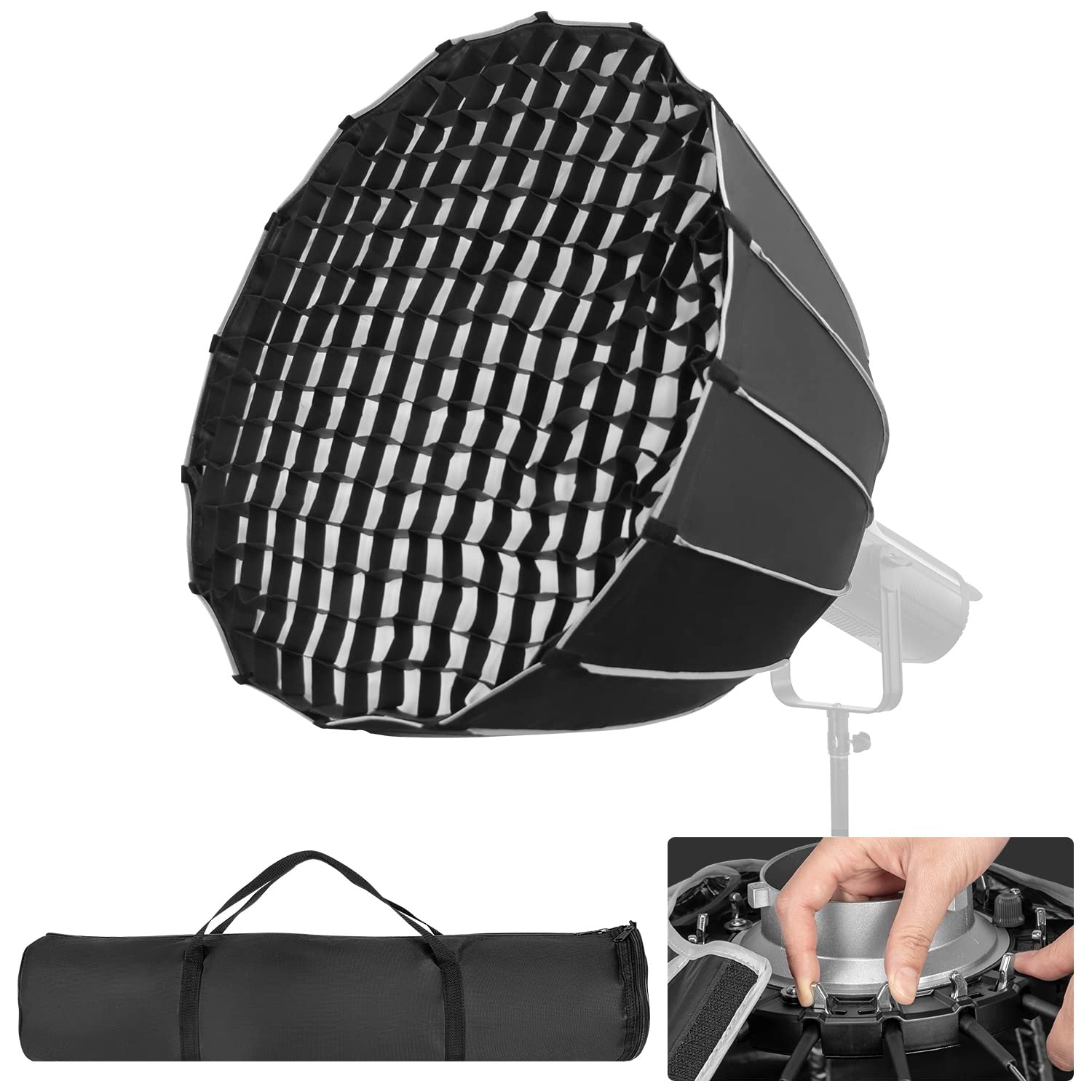 Mua Parabolic Softbox 47.2 inch/120cm Quick Setup Deep Soft Box with ...