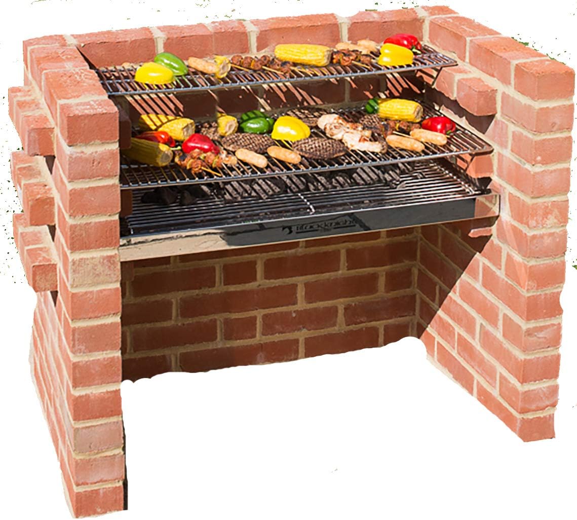 Black Knight Grills BKB 301 90 x 39 cm groß Grill, Edelstahl: Amazon.de ...