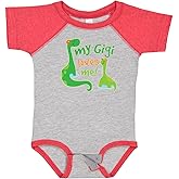Amazon.com: inktastic My Yaya Loves Me Grandchild Baby Bodysuit ...