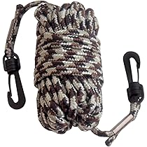 Climbing Sticks 30ft Hunting Safety Rope With Prusik Knot - Reflective ...