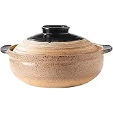 Amazon.com: Ceramic Casserole Dish, Clay Pot, Earthen Pot Cookware with ...