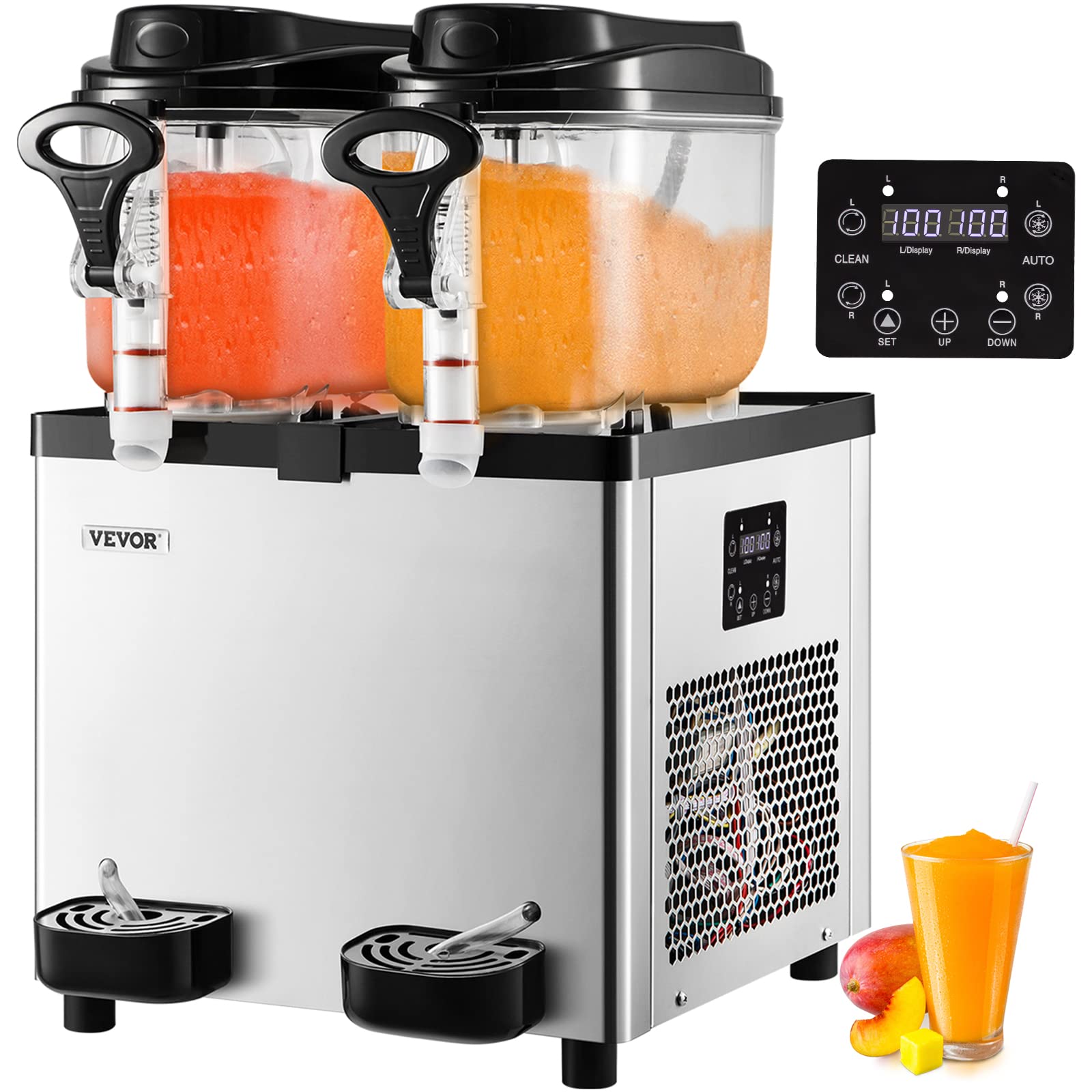 Mua VEVOR Commercial Slushy Machine, 6 L x 2 Tanks 50 Cups, 700W 110V ...