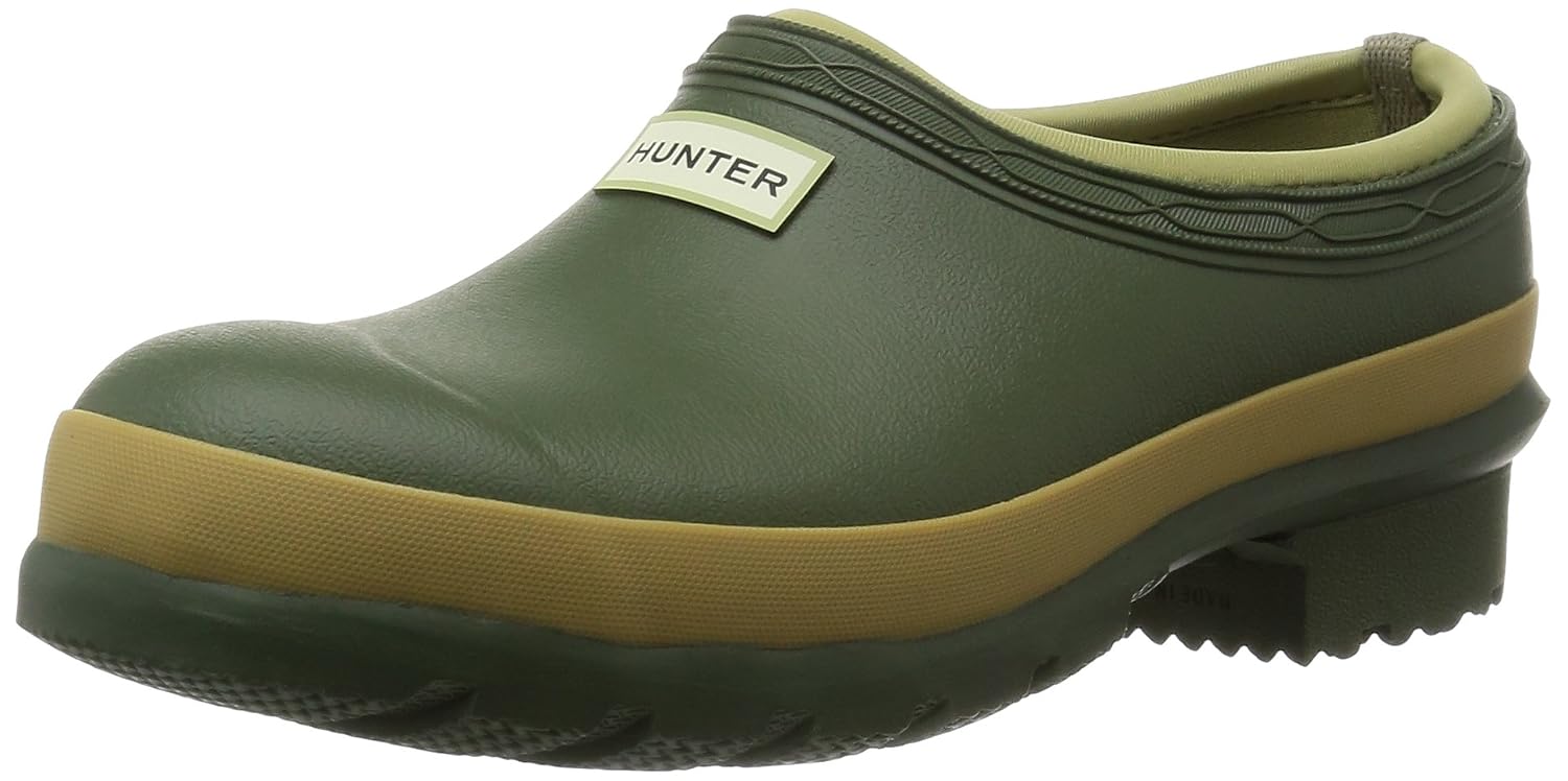Hunter Women's Gardener Clogs - Vintage Green - 3: Amazon.co.uk: Shoes ...