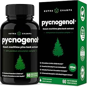 Amazon.com: Pycnogenol Pine Bark - Premium Supplement with 200mg Herbal ...