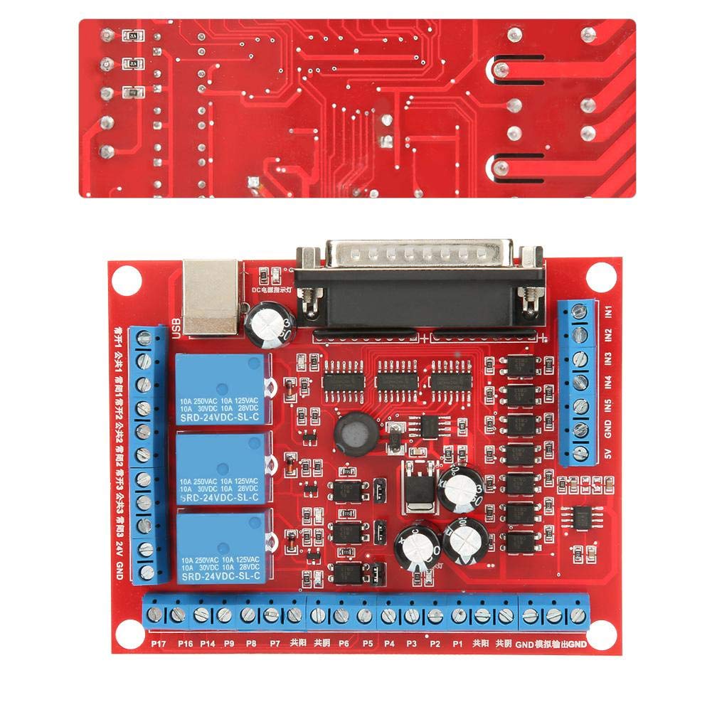 Industrial Motors Keenso DIY CNC 6 Axis MACH3 USB CNC Motion Controller Card Interface Engraving ...
