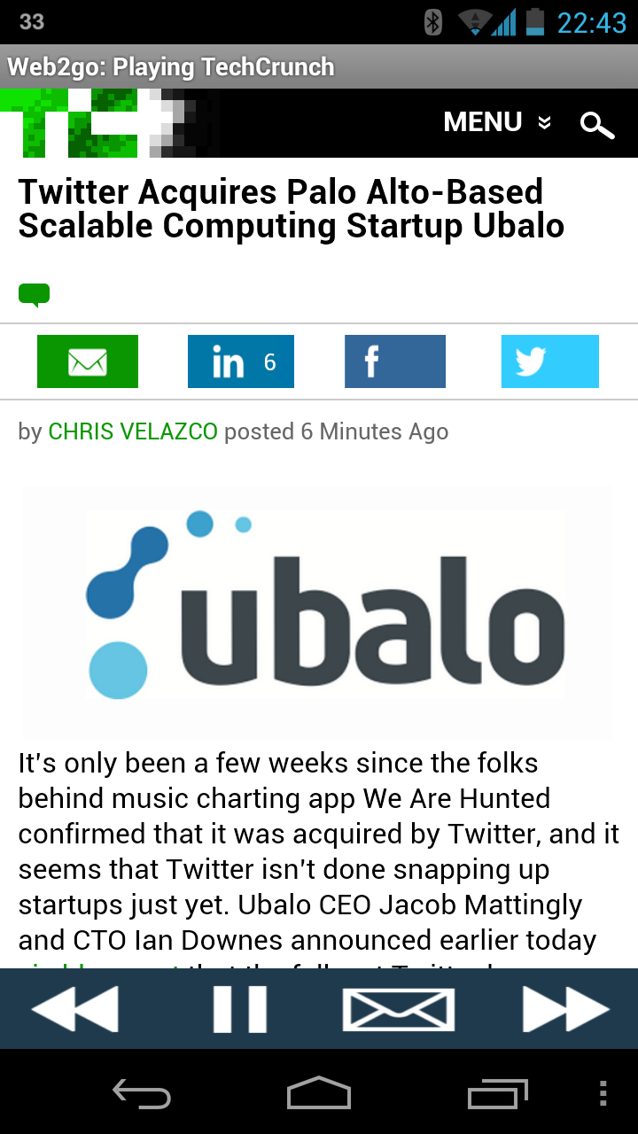 Web2go News Reader:Amazon.co.uk:Appstore for Android