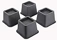 Amazon.com: Ryehaliligear Easygoing 4-Pack 3 Inch Height Bed Risers ...