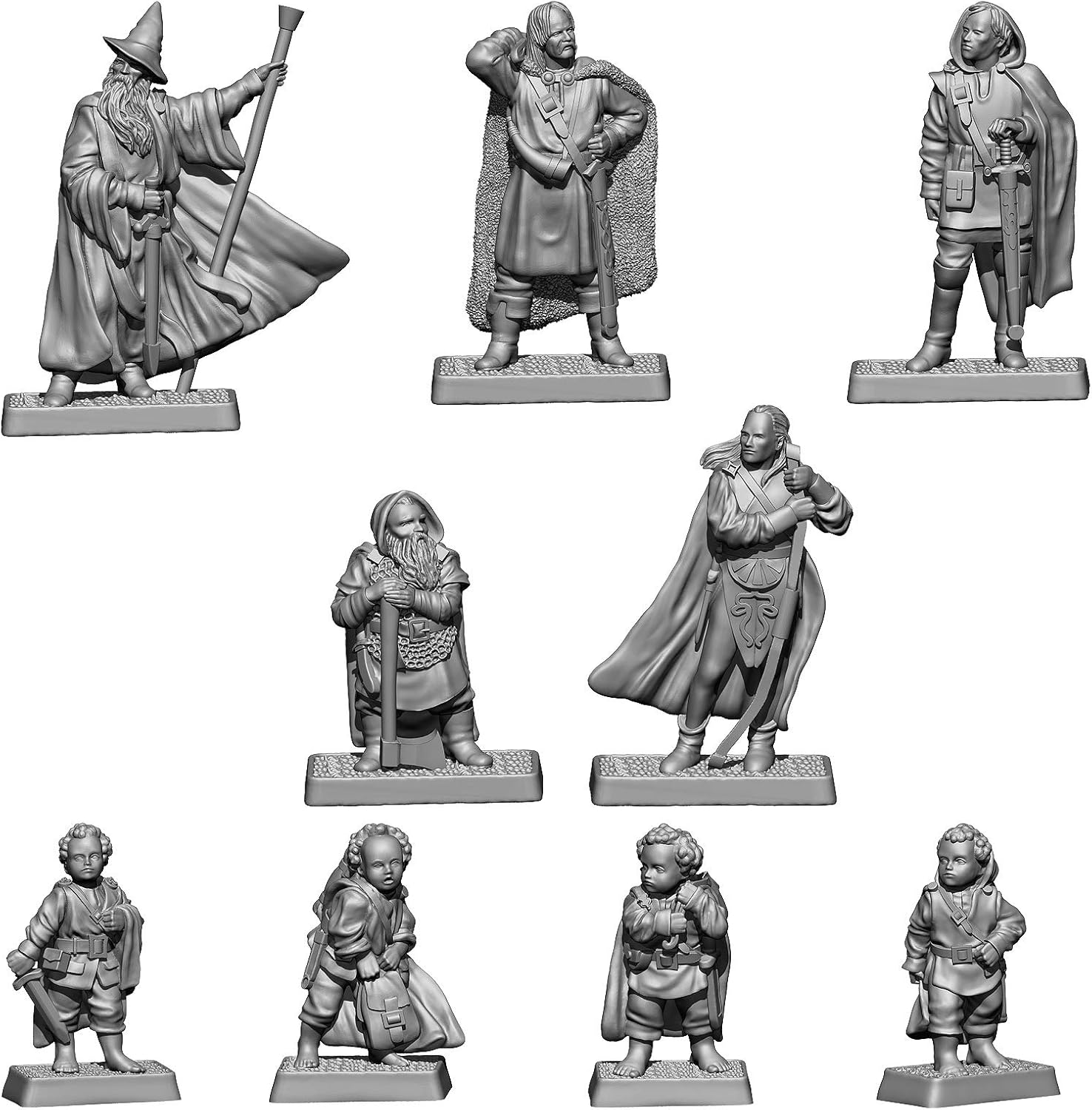 Mithril Miniatures The Fellowship of The Ring Box Set MB689-9X 32mm ...