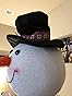 Amazon.com: KNL Store Frosty Snowman Top Hat Christmas Tree Topper ...