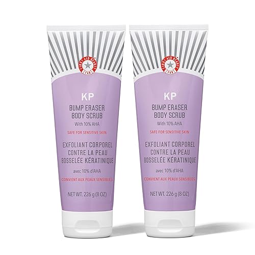 First Aid Beauty - KP Bump Eraser Body Scrub with 10% AHA, Keratosis ...