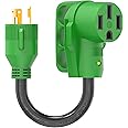 Amazon.com : RVGUARD 3 Prong 30 Amp to 50 Amp RV Generator Adapter Cord 12 Inch, STW 10/3, L5 ...