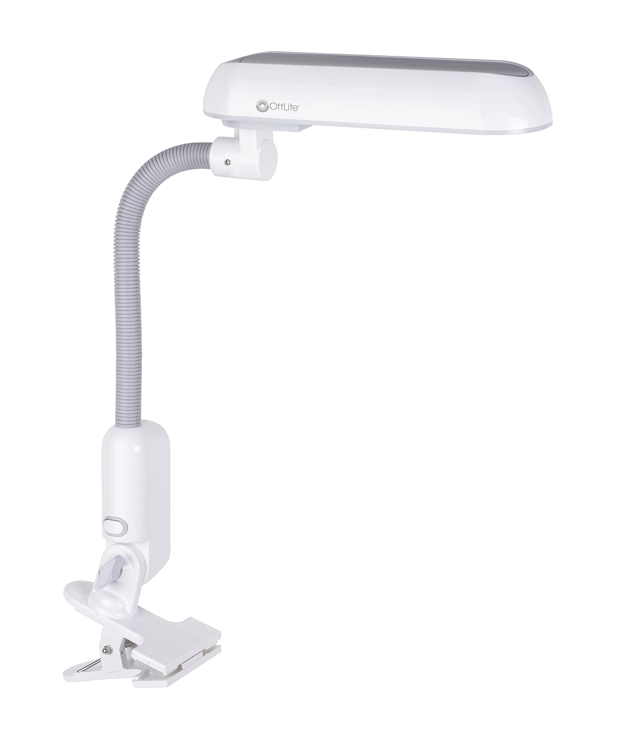 OttLite 13W Flexible Clip-On Lamp - White: Amazon.co.uk: Lighting