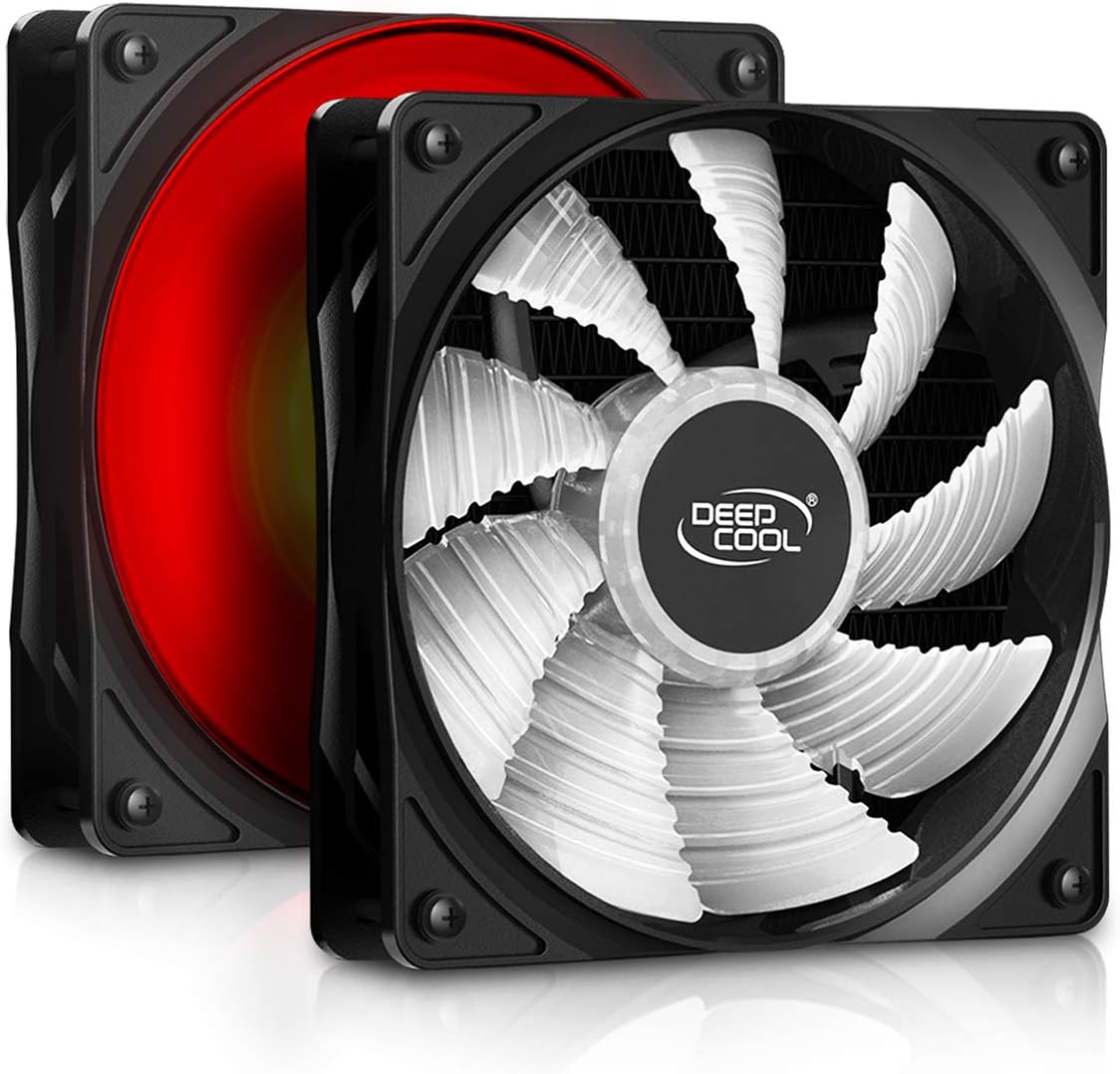 DEEPCOOL GAMMAXX L240T RED AIO Liquid Cooler, Red LED on Waterblock and ...