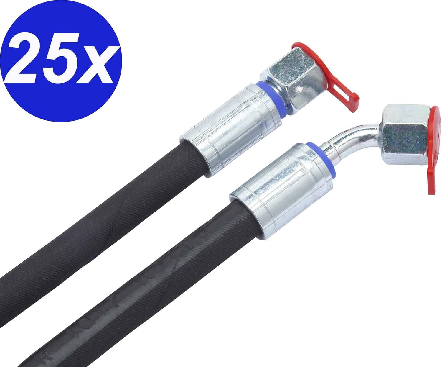 Hydraulic Hose DN6, Set of 25 in m14x1,5 mm Dkol with 45 Degree Bend ...