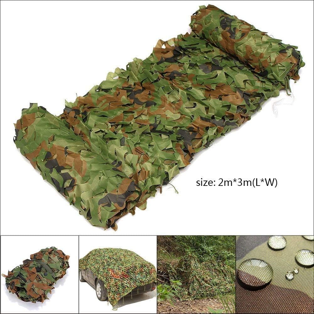 SecretRain 6.5ft x 10ft Woodland Camo Cover Camo Netting for Camping ...