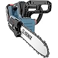 Amazon.com: SENIX 20V 10" Electric Chainsaw, Cordless Battery Powered ...