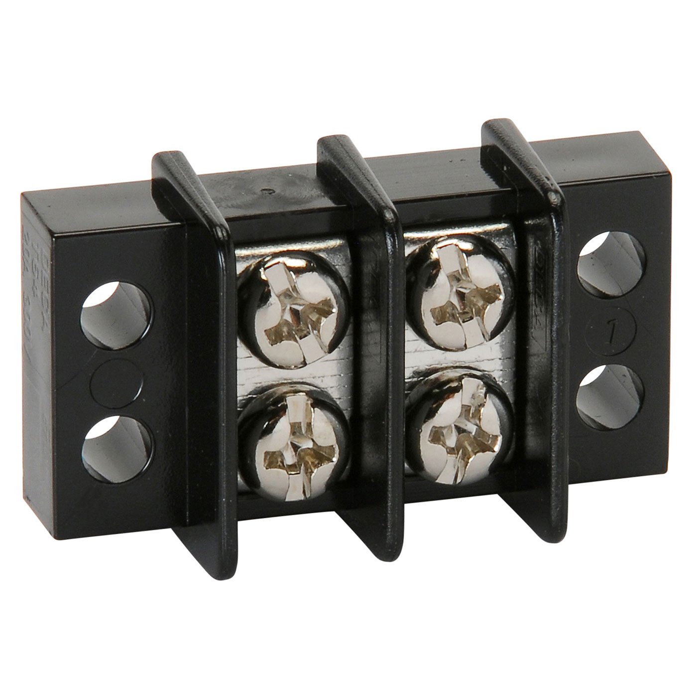 NTE Electronics 25-B500-02 Series 25-B500 Terminal Block Barrier Strip ...