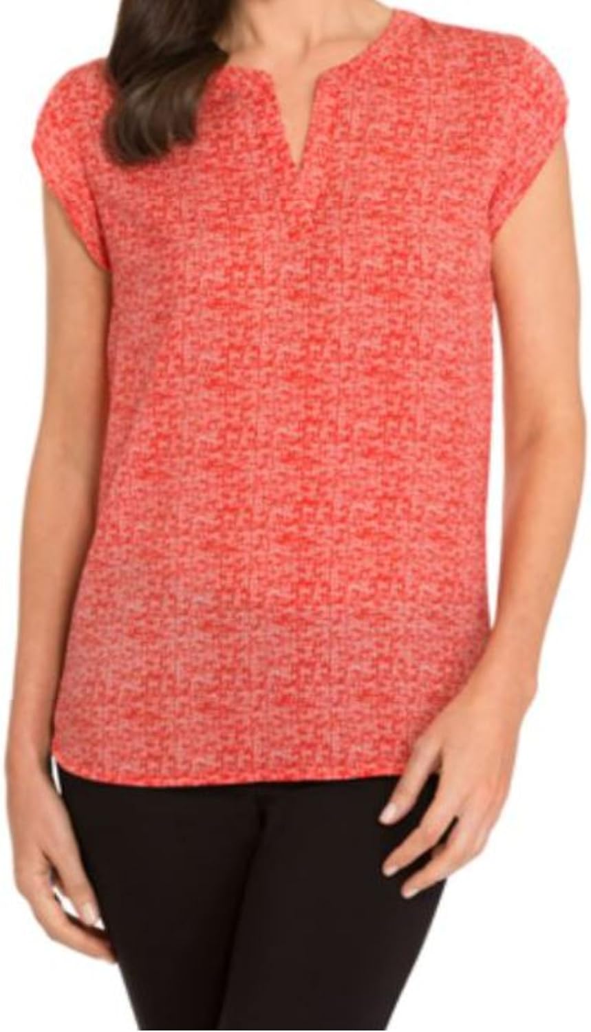 Hilary Radley Ladies' Printed Blouse (Medium) at Amazon Women’s ...