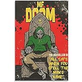 Amazon.com: MF Doom Retro Poster HD Print Posters & Prints on Canvas ...