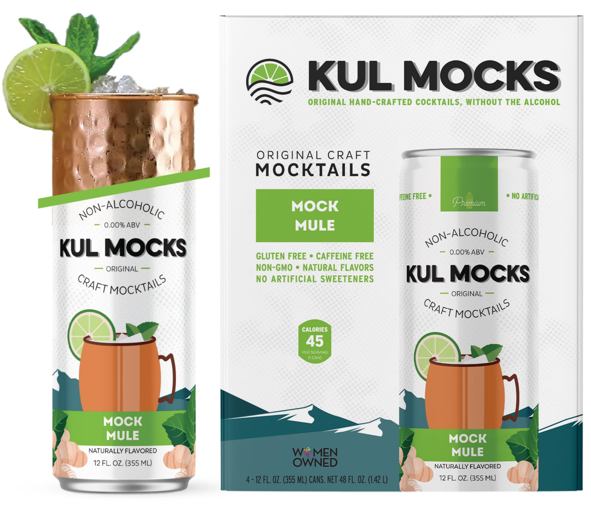 Mua KUL MOCKS - Craft Mocktails | Moscow Mule with a Vodka-Like Spirit ...
