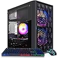 Amazon.com: STGAubron Gaming PC Computer Desktop, AMD Ryzen 5 5500 up ...