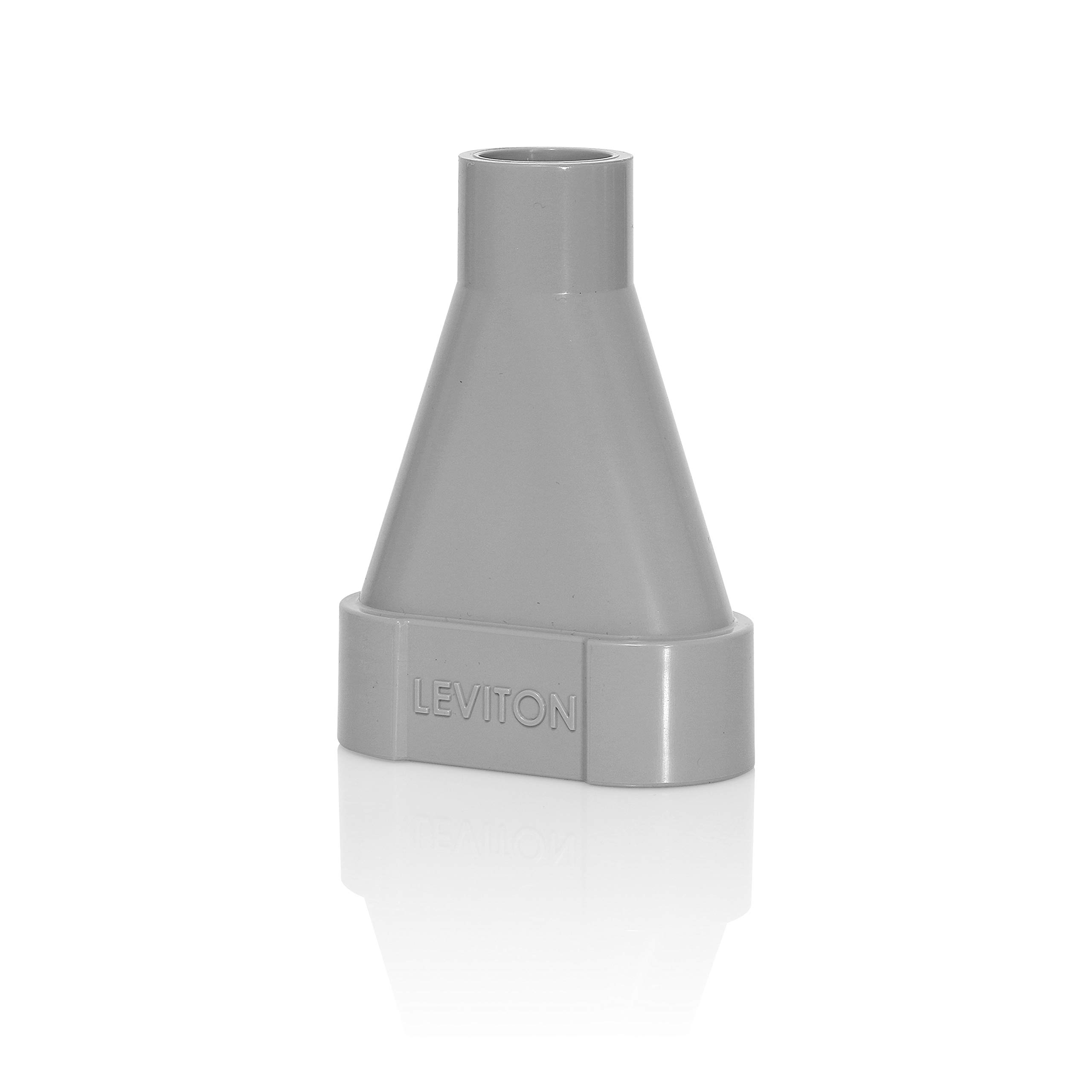 Leviton Concrete Floor Box â€˜Yâ€ Conduit Adapter, FBYAD-GY, Gray for ...