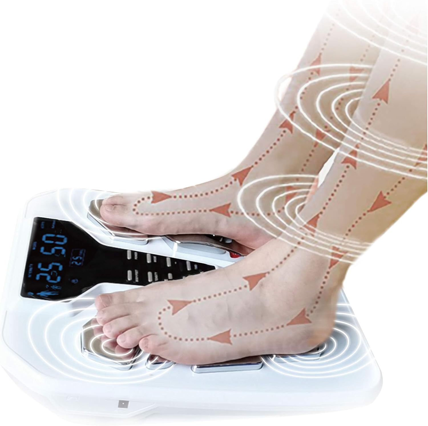 PureMate PM620 Foot Circulation Stimulator Machine with Heating – EMS ...