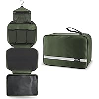 Amazon.com : Maliton Men Hanging Toiletry Bag with 4 Compartments ...
