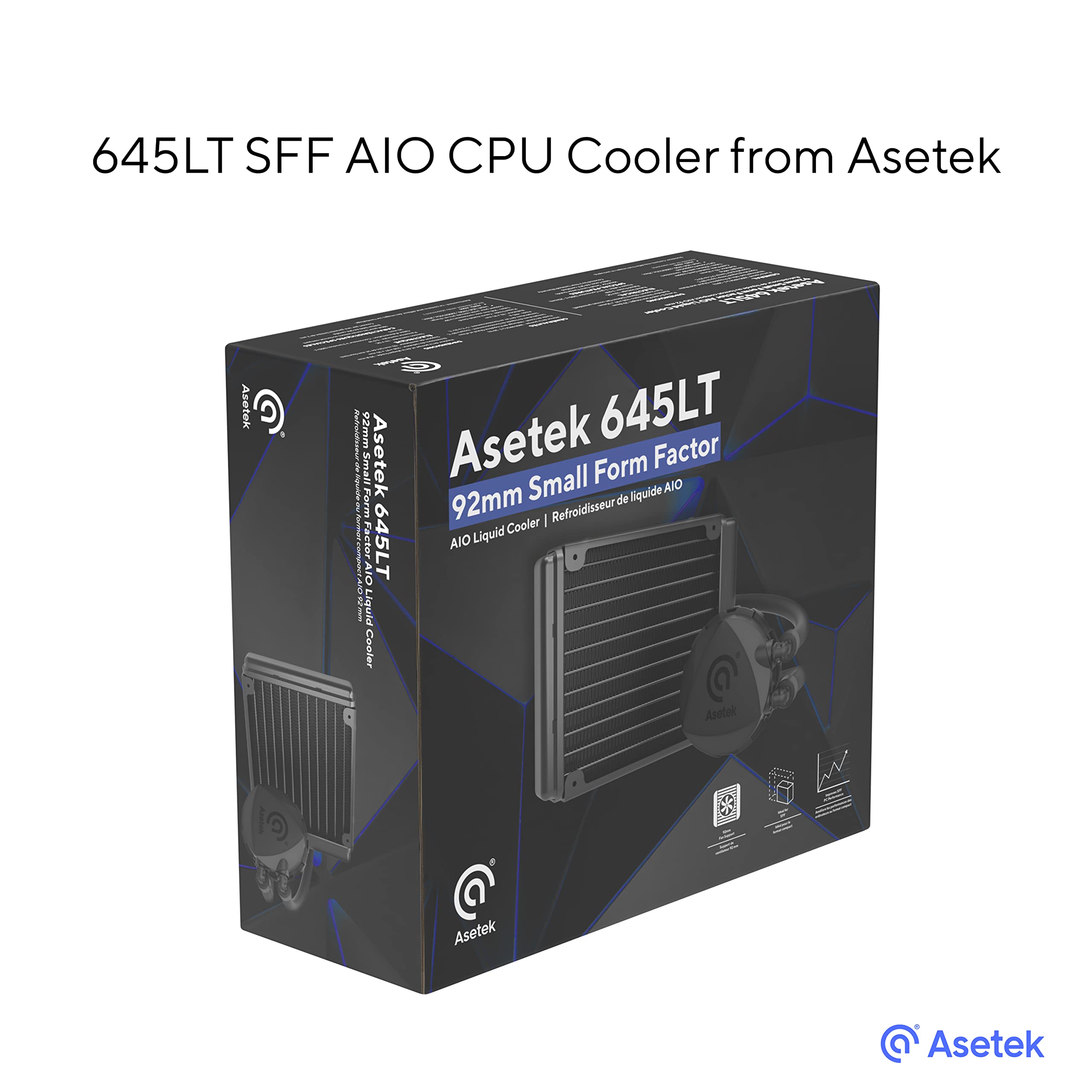 Mua 645LT SFF AIO CPU Cooler from Asetek, High Performance 92mm All-in ...