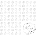 Amazon.com: Flower Paper Clips 100pcs, White Rose Shape Paper Clips ...