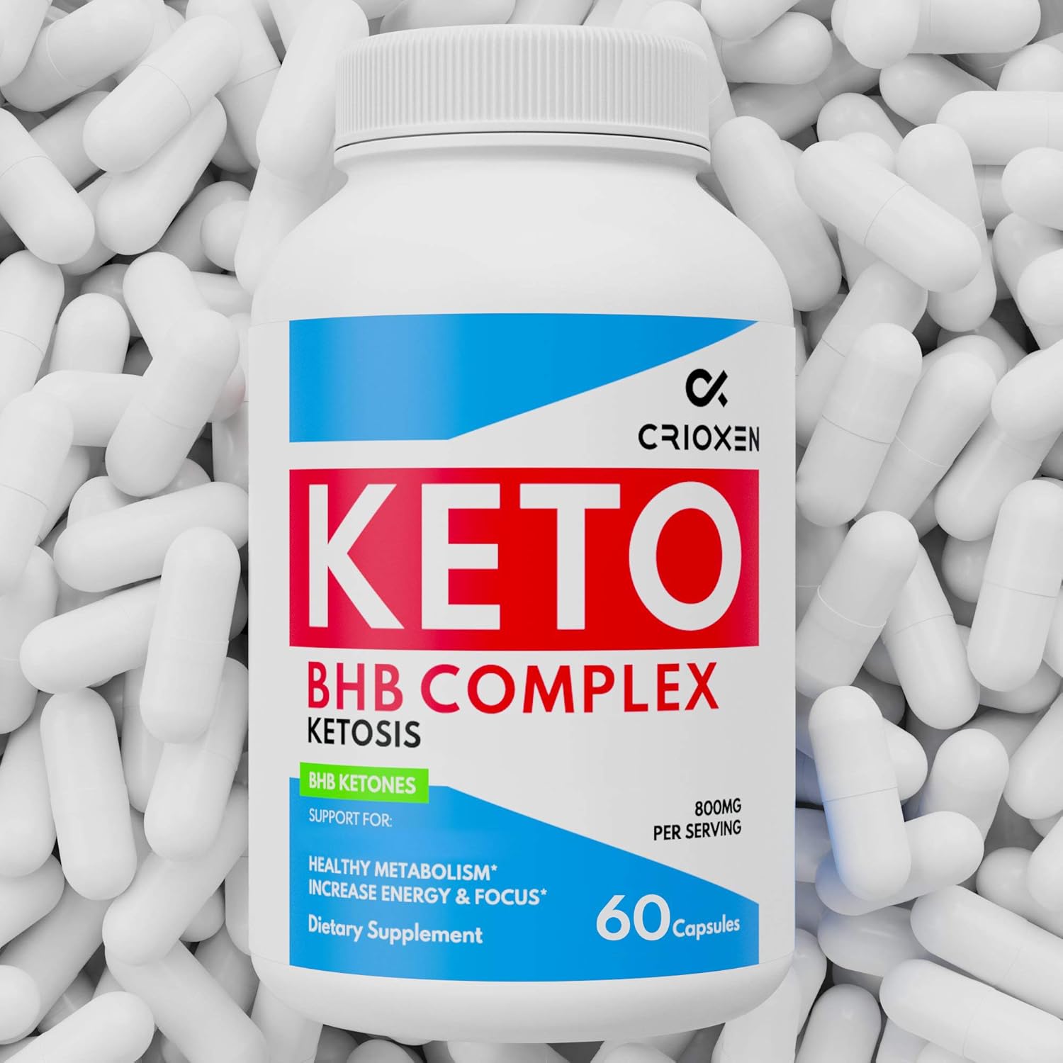 Keto Pure Diet Pills [60 Capsules] - Advanced Keto Supplement Pure BHB ...
