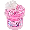 Amazon.com: Pearl Rings Pink Slime, Non-Sticky Glimmer Crunchy Slime ...