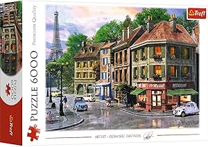 Amazon.com: TREFL 6000 Piece Jigsaw Puzzle, Street of Paris, Paris ...