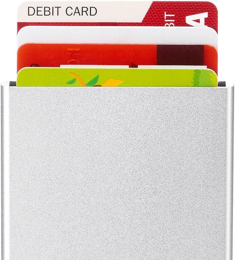 Metal Spring Loaded Push Pop-up Business Card Credit Card Holder Case ...