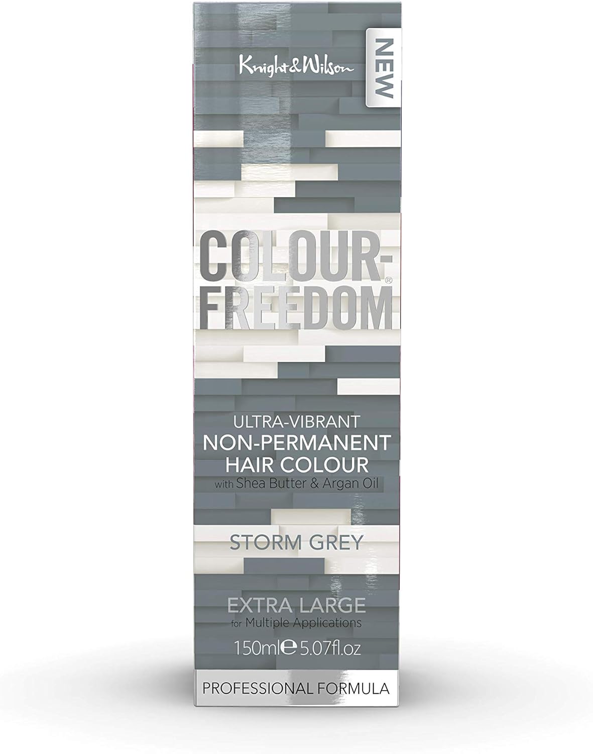 Knight & Wilson Colour Freedom Ultra-Vibrant Storm Grey Non-Permanent ...