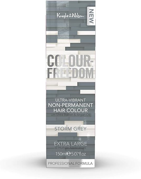 Knight & Wilson Colour Freedom Ultra-Vibrant Storm Grey Non-Permanent ...