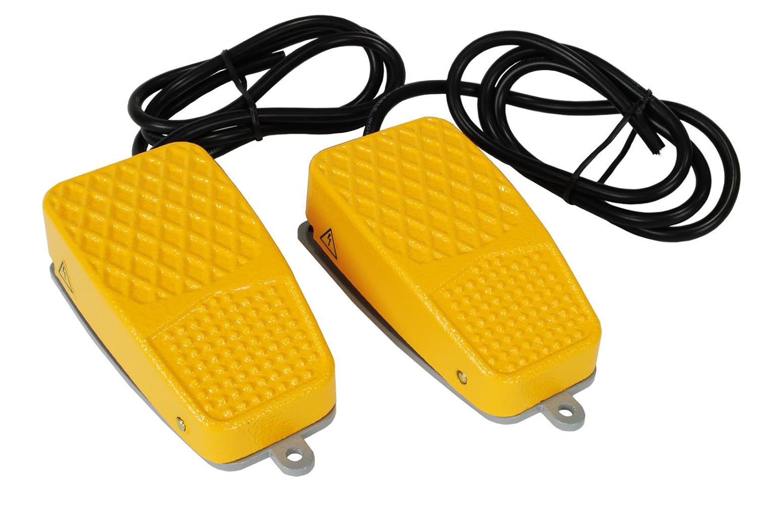 TEMCo Aluminum Foot Switch 2 Qty - 10A SPDT NO NC Electric Power Pedal ...