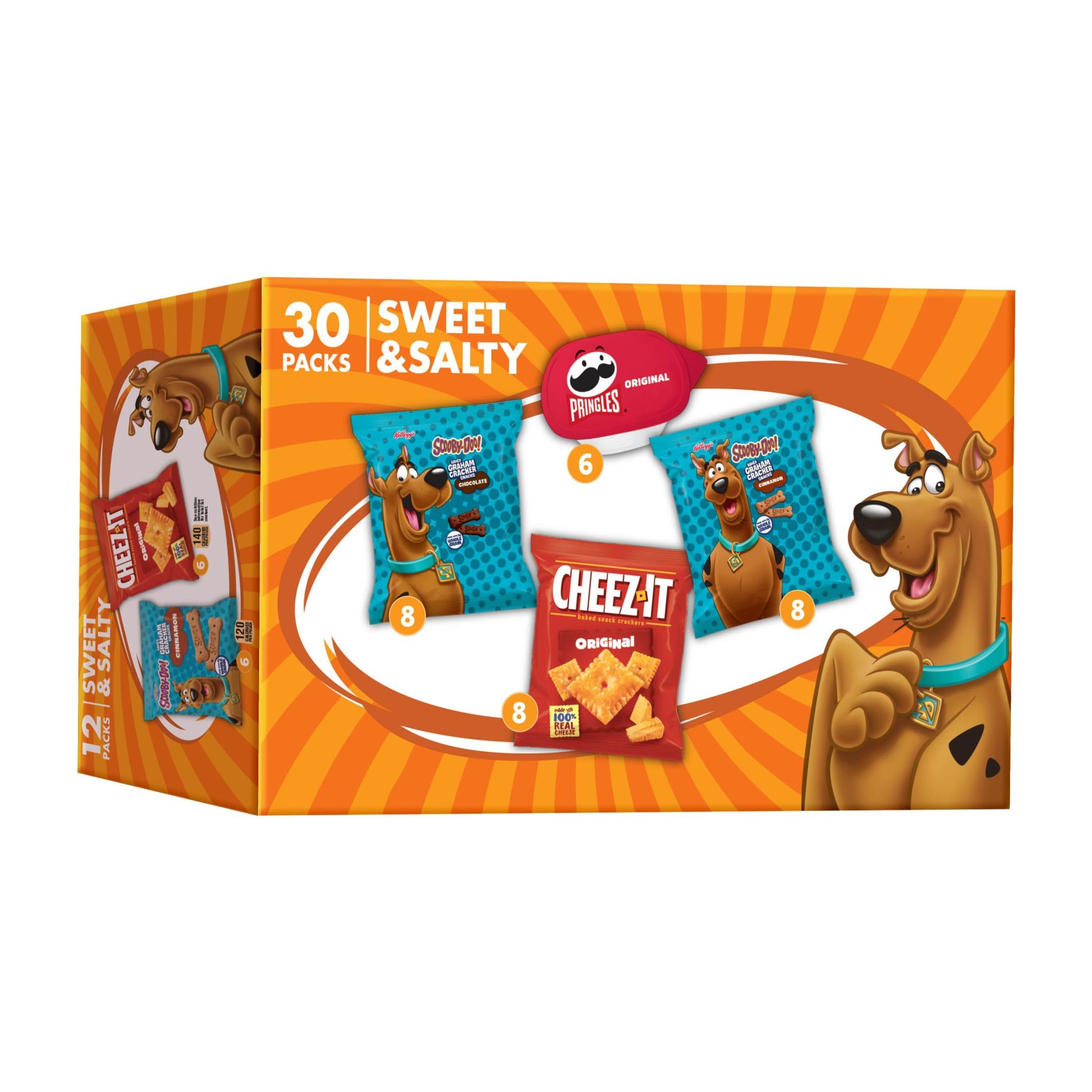 Cheez-It, Pringles & Scooby-Doo Sweet and Salty Snacks Variety Pack ...