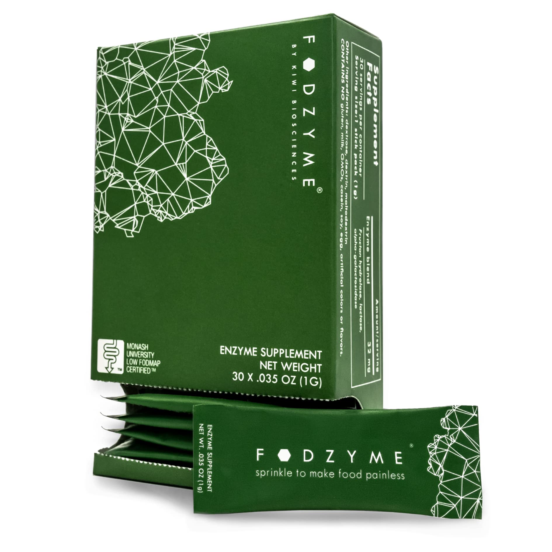 Mua FODZYME 30 Dose On-The-Go Kit - Relief for Bloating, Gassiness ...