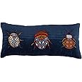 Amazon.com: Creative Co-Op Cotton Velvet Lumbar Beetle Embroidery ...
