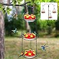 Amazon.com : Hummingbird Feeders,3 Tiers Nectar Feeders for Outdoors ...