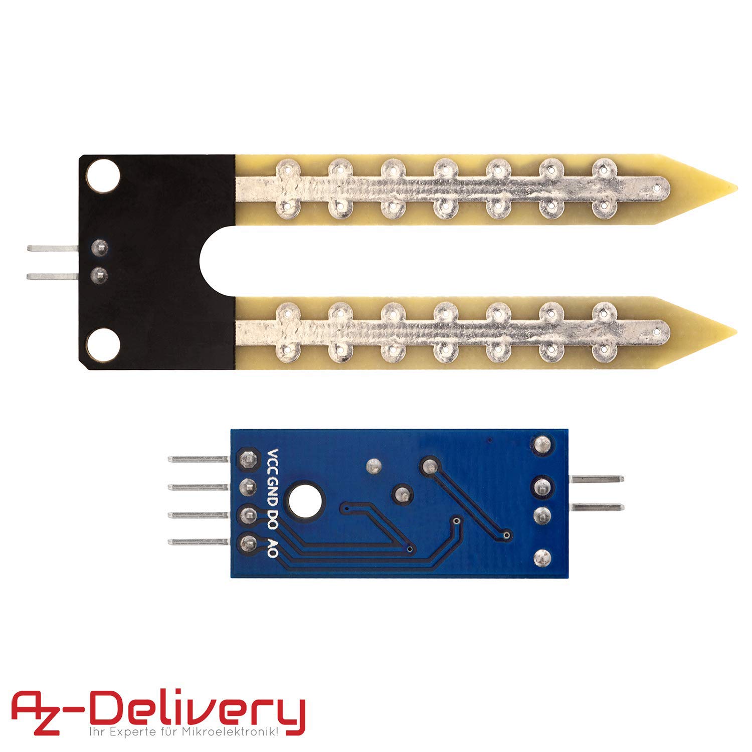 AZDelivery 3 x Soil Moisture Sensor Hygrometer Humidity Detection ...